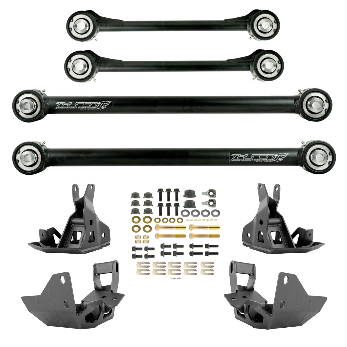2014-2026 Ram 2500/PW Rear 4-link Upgrade Kit – Thuren Fabrication